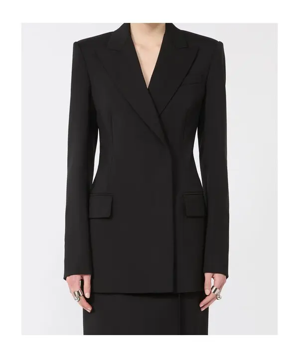 Sportmax Long-sleeved Tailored Blazer