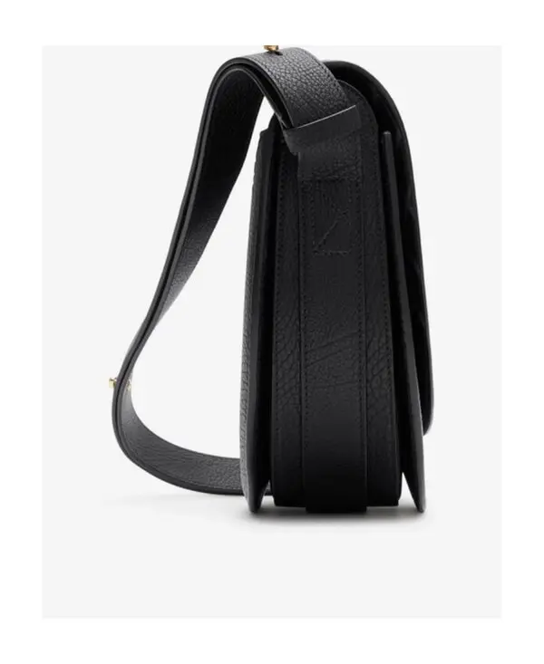 Burberry Medium Rocking Horse Foldover Crossbody Bag - Black