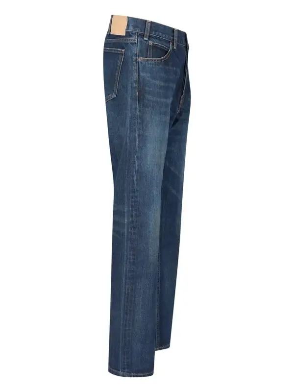 Celine Kurt Jeans In Dark Stone Wash Denim