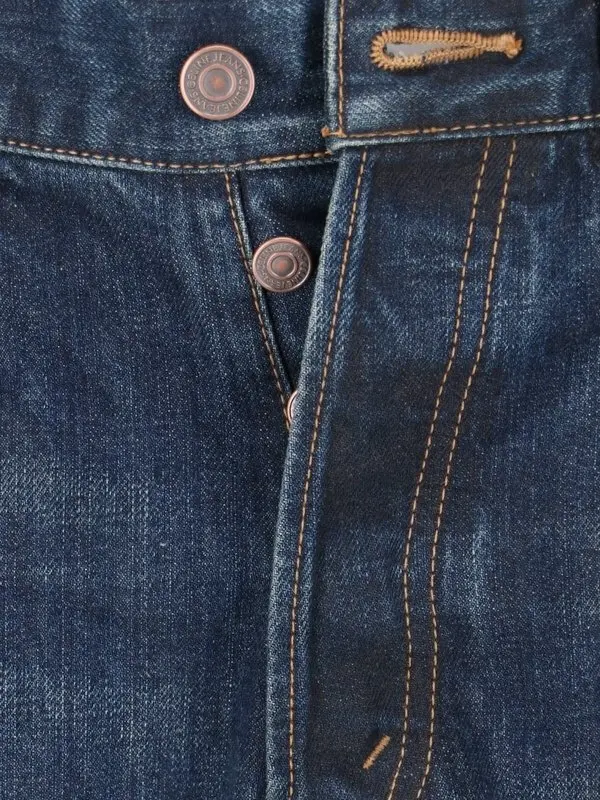 Celine Kurt Jeans In Dark Stone Wash Denim