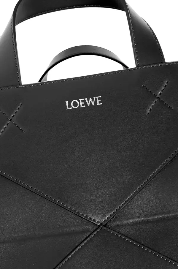 Loewe Puzzle Fold Duffle In Shiny Calfskin