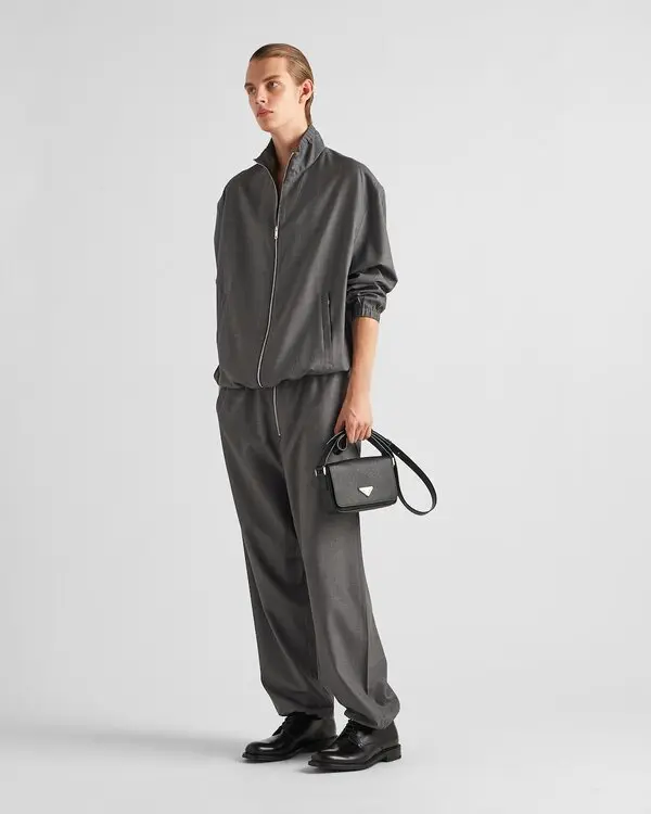 Prada Wide-leg Tailored Trousers