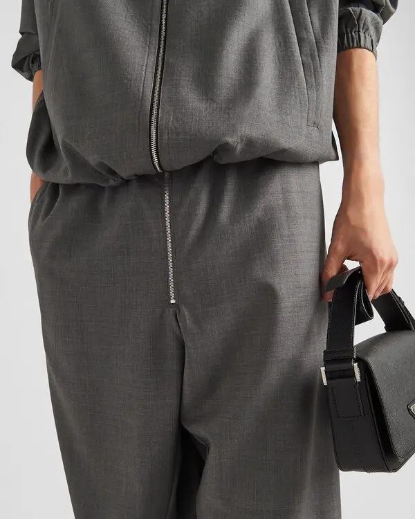 Prada Wide-leg Tailored Trousers