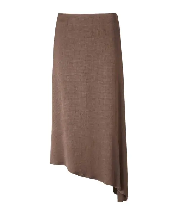 Peserico Asymmetrical Midi Skirt