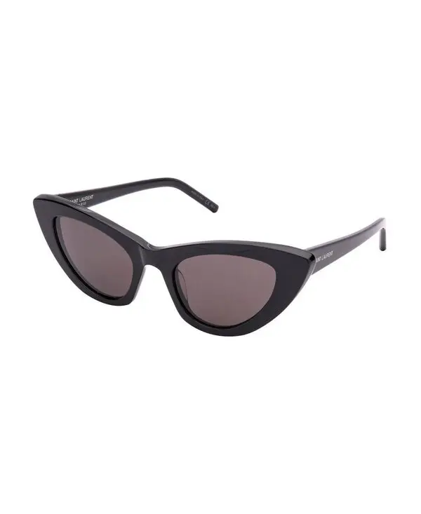 Saint Laurent Cat-eye Sunglasses With Logo Detail - Nude