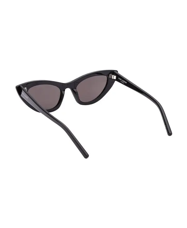 Saint Laurent Cat-eye Sunglasses With Logo Detail - Nude