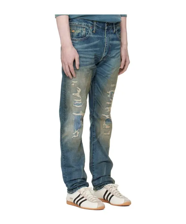 Ralph Lauren Distressed Slim Fit Jeans