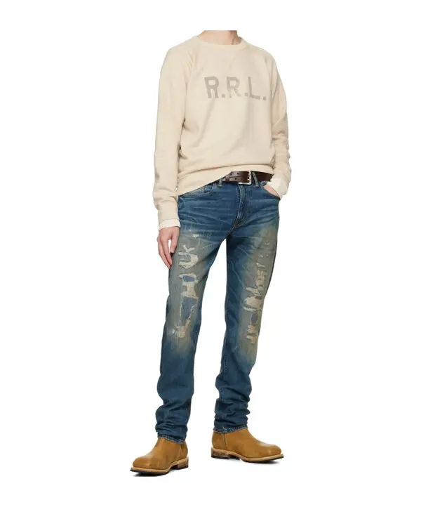 Ralph Lauren Distressed Slim Fit Jeans