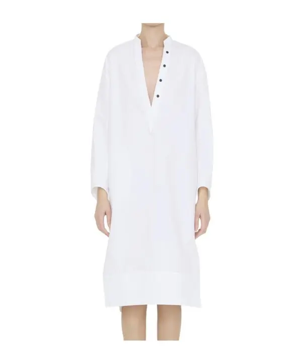 Khaite Long-sleeve Midi Dress