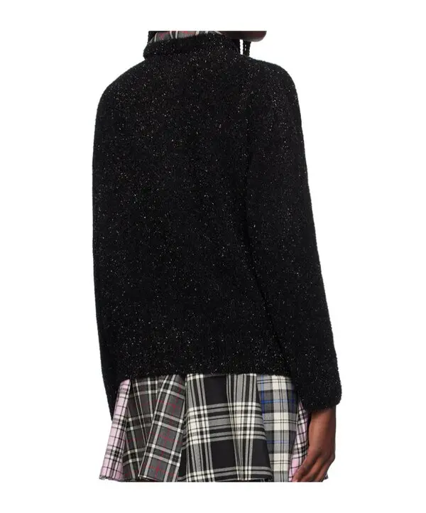 MSGM Intarsia Logo Jumper