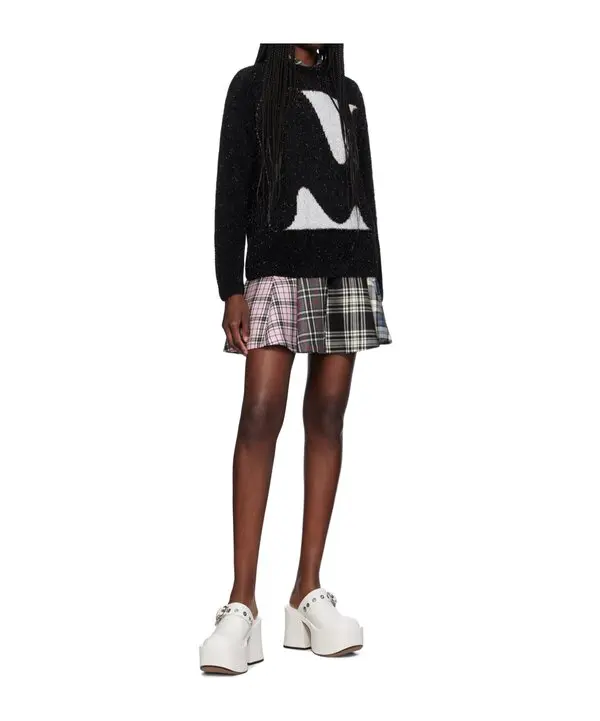 MSGM Intarsia Logo Jumper