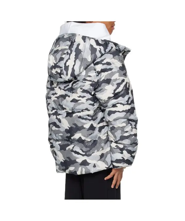 The North Face Hooded Down Jacket With Camouflage Print