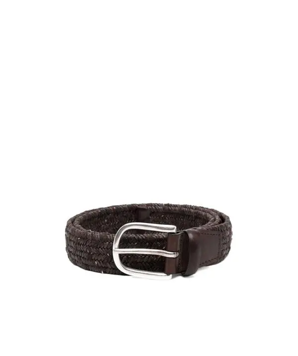 ORTIGNI Logo Belt - Black
