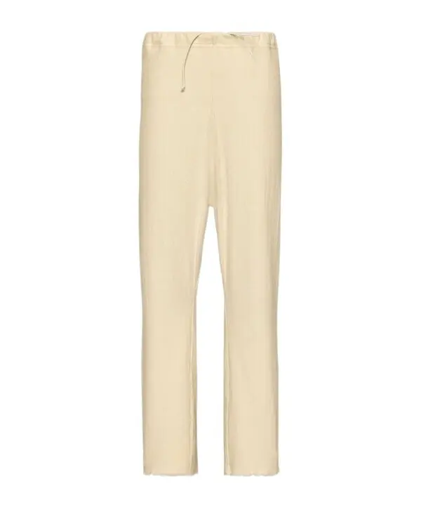 MAISON MARGIELA Four-stitch Straight-leg Trousers - Ecru
