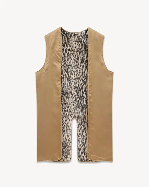 Saint Laurent Knee-length Long-sleeved Mackintosh Coat