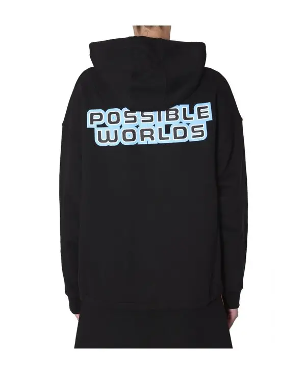 Alexander McQueen Pattern Printed Hooded Hoodie