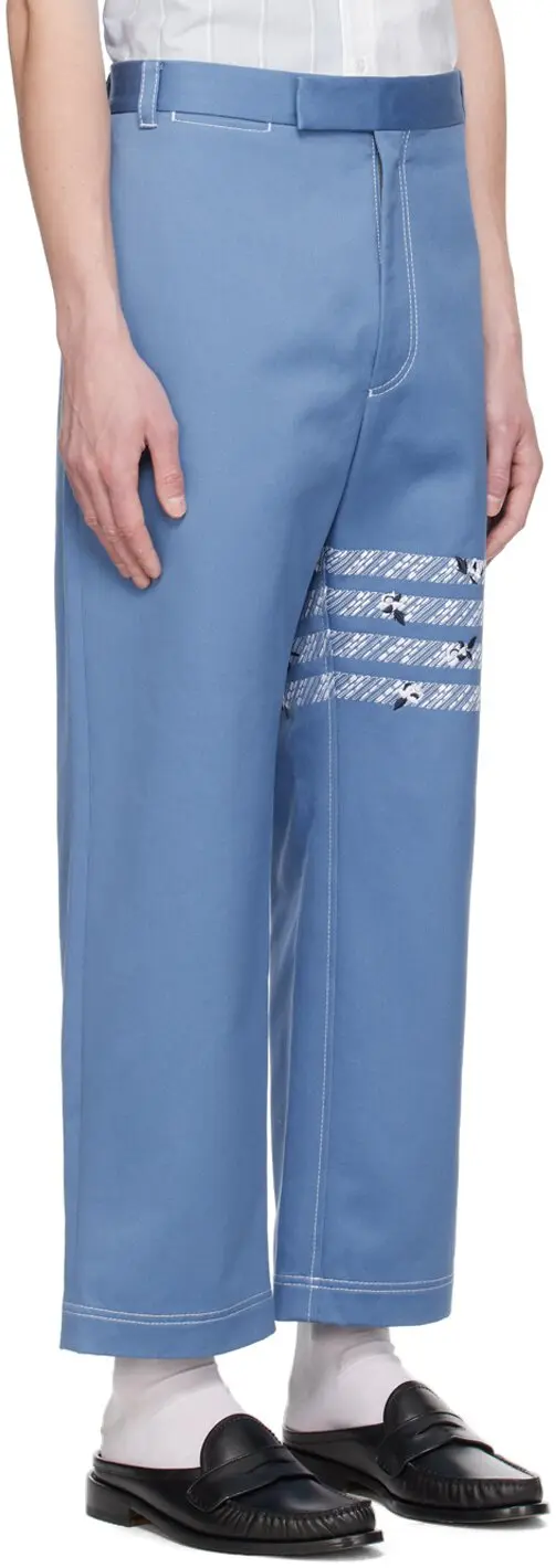 Thom Browne Straight Leg Casual Pants