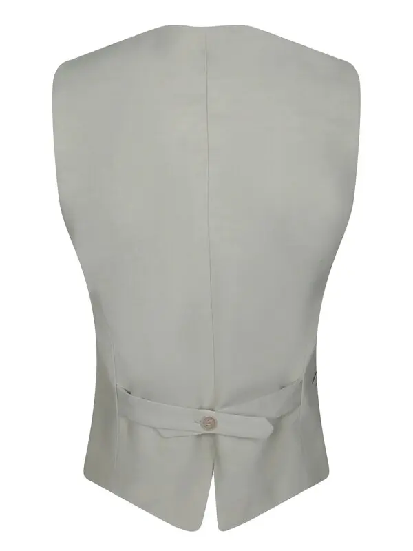P.a.r.o.s.h V-neck Vest With Button Closure And Welt Pockets