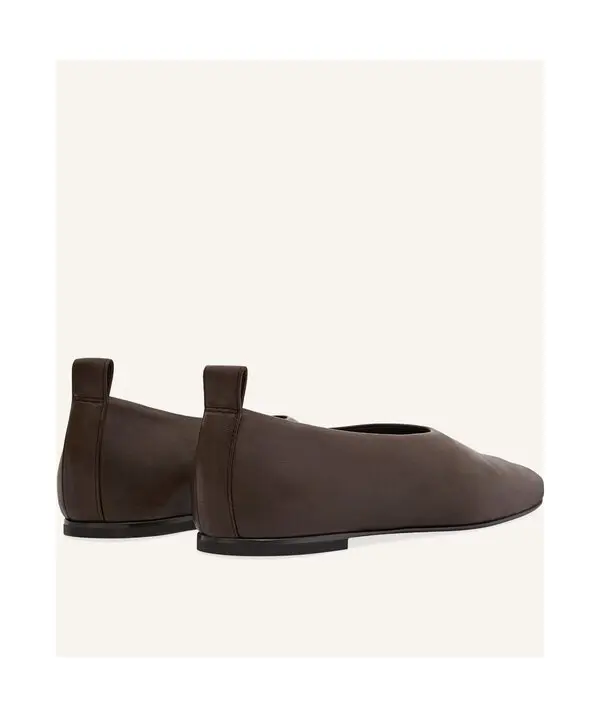 COURREGES Minimal Leather Loafers - Black