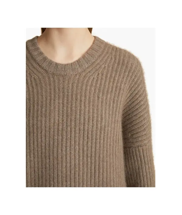 Khaite Manuela Crewneck Sweater - Barley