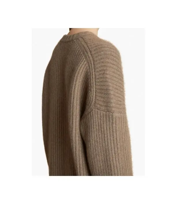 Khaite Manuela Crewneck Sweater - Barley