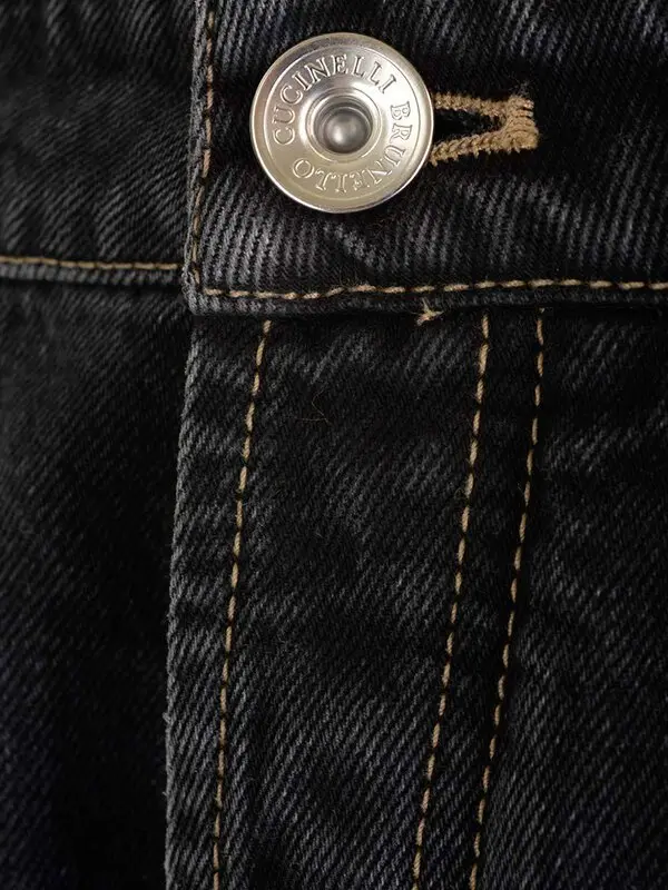 Brunello Cucinelli Slim Fit Jeans With Logo Detail