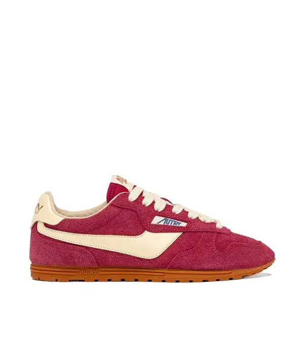 AUTRY Windspin Lace-up Sneakers - Red