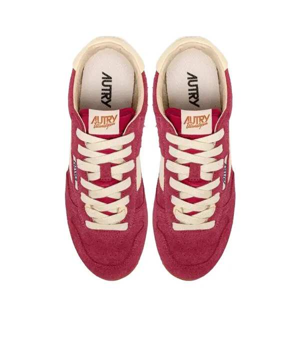 AUTRY Windspin Lace-up Sneakers - Red