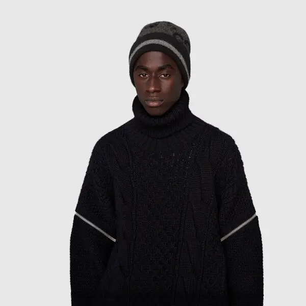 Gucci Monogram Knitted Beanie