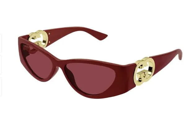 Gucci Cat-eye Frame Sunglasses - Red