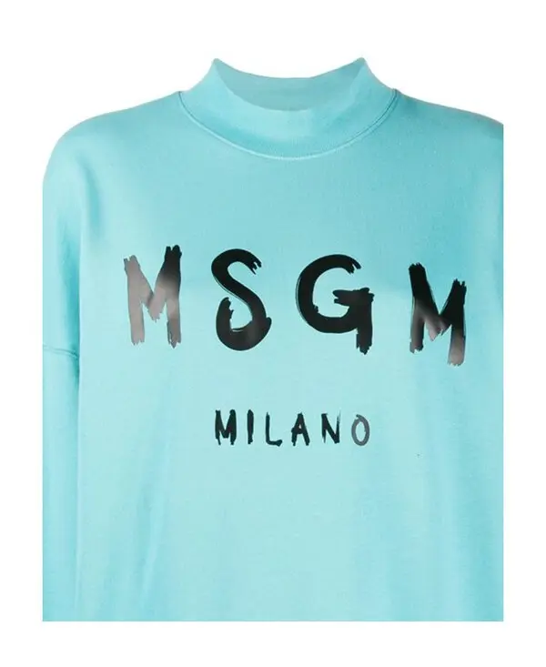 MSGM Logo Details Sweater Dress