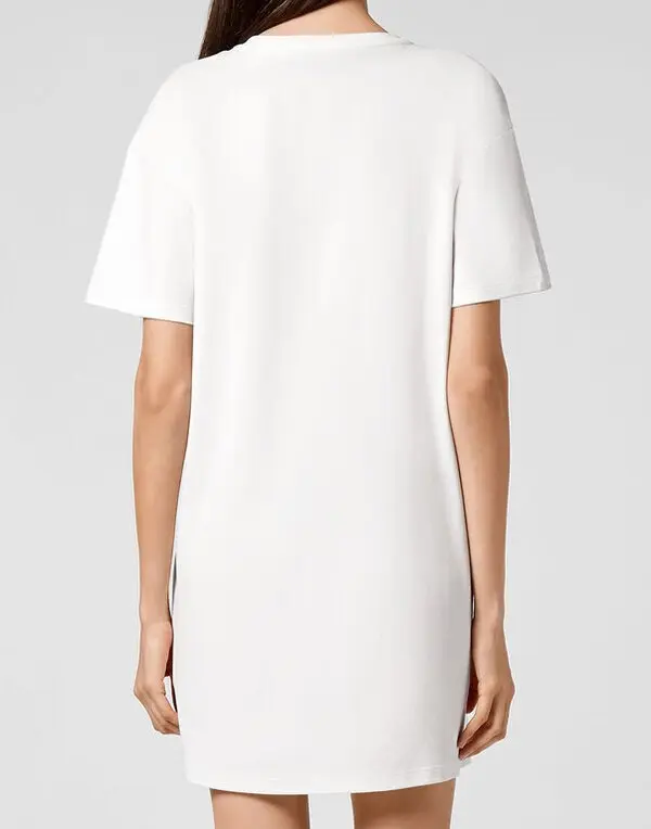 Philipp Plein Logo Detail T-shirt Dress