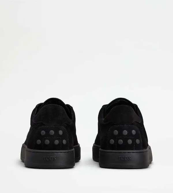 TOD'S Logo Detail Round Toe Lace-up Sneakers