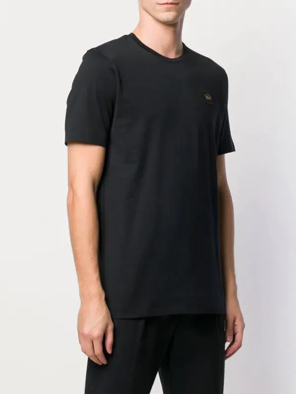 PAUL  SHARK Paul Shark Logo-patch Round Neck T-shirt