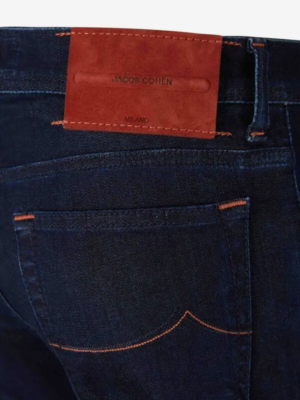 Jacob Cohen Belt Loop Jeans - Dark Blue