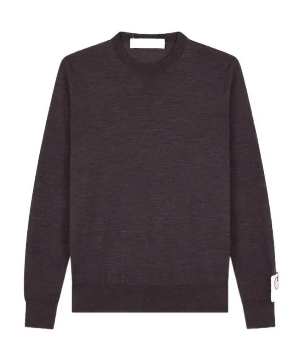GOLDEN GOOSE Crewneck Jumper With Logo Patch