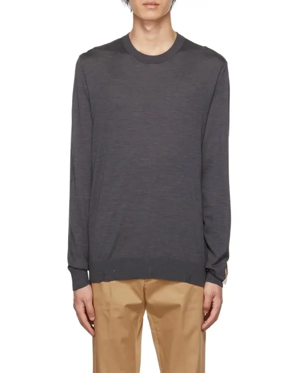 GOLDEN GOOSE Crewneck Jumper With Logo Patch