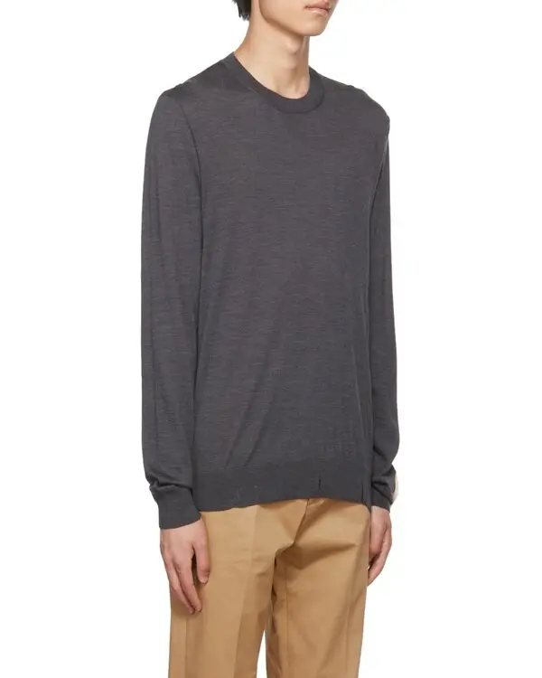 GOLDEN GOOSE Crewneck Jumper With Logo Patch