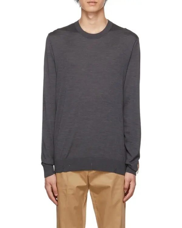 GOLDEN GOOSE Crewneck Jumper With Logo Patch