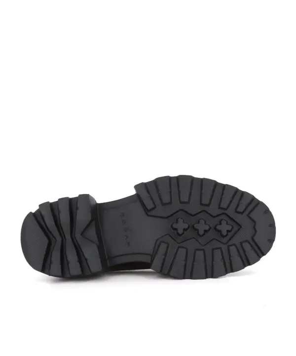 Hogan Slip-on Loafers With Embossed Detail - Black
