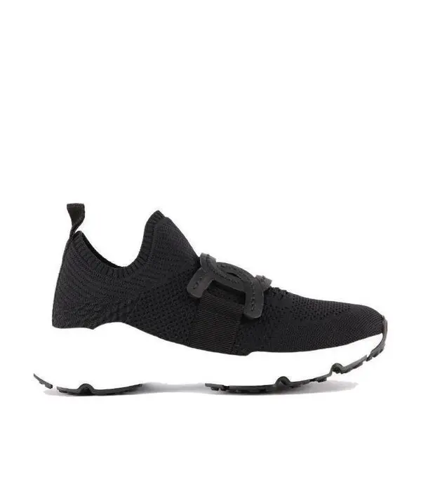 TOD'S Chain Detailed Slip-on Sneakers - Black