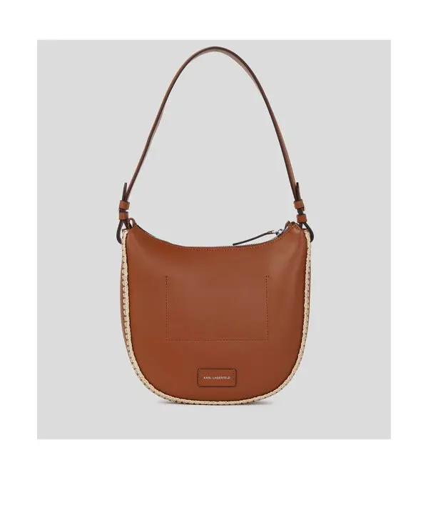 Karl Lagerfeld Perforated Logo Shoulder Bag