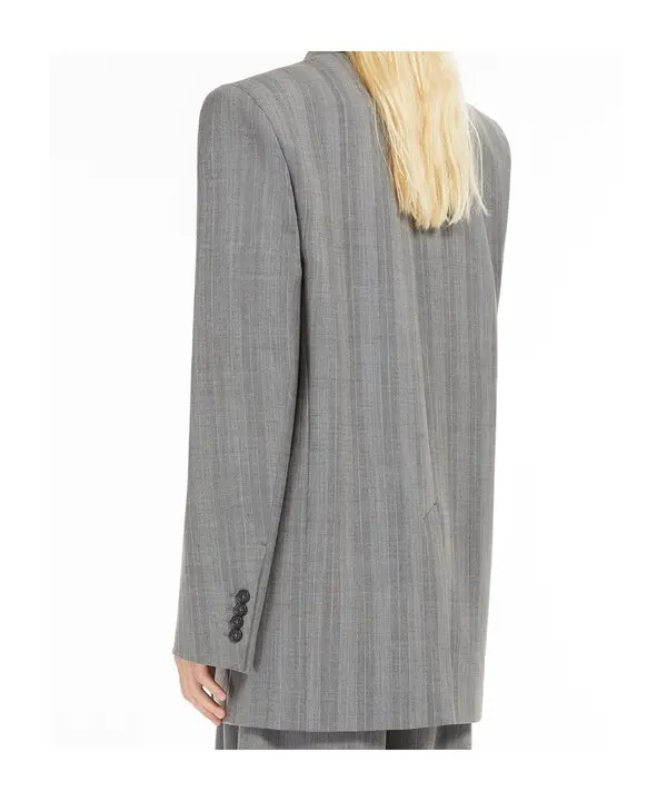Sportmax Striped Double-breasted Jacket