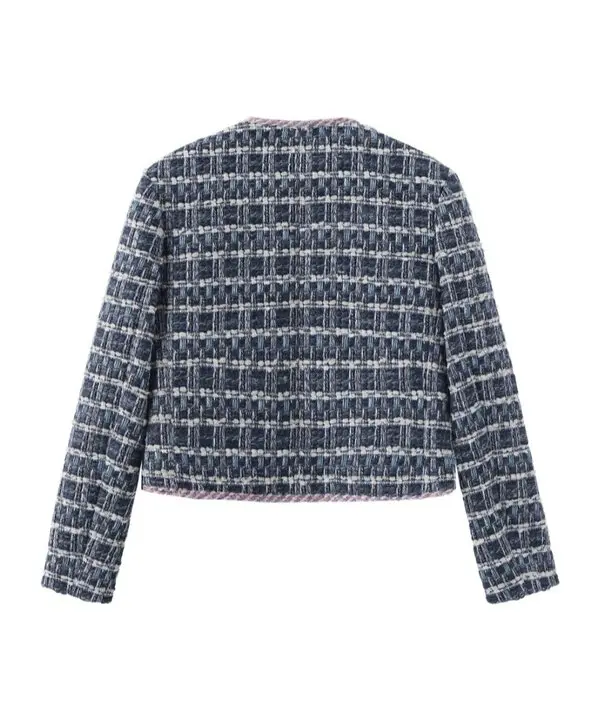 Marissa Chiara Textured Long Sleeve Jacket