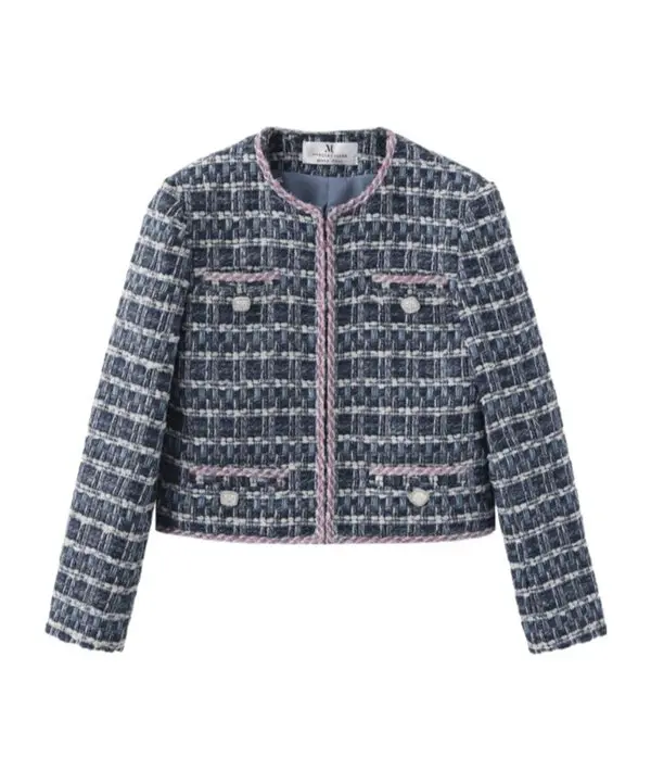 Marissa Chiara Textured Long Sleeve Jacket