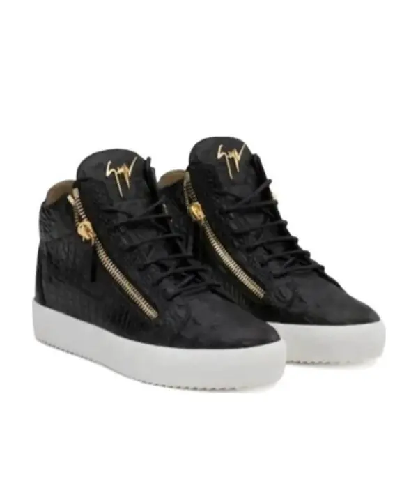 GIUSEPPE ZANOTTI Logo High Top Sneakers