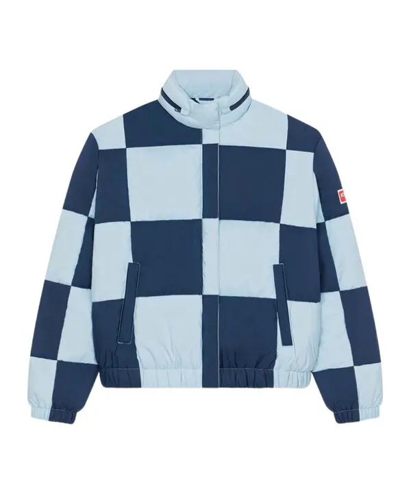 Kenzo Check Quilted Down Jacket