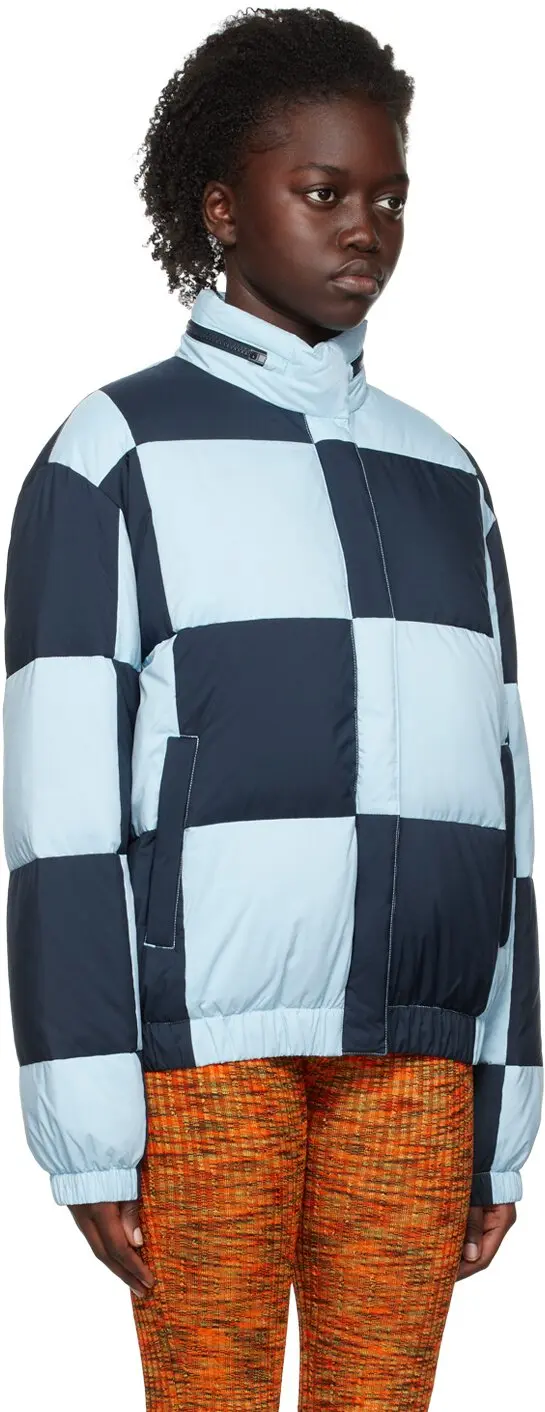 Kenzo Check Quilted Down Jacket