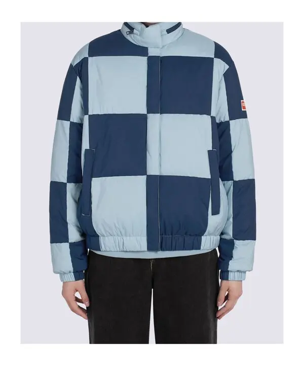 Kenzo Check Quilted Down Jacket