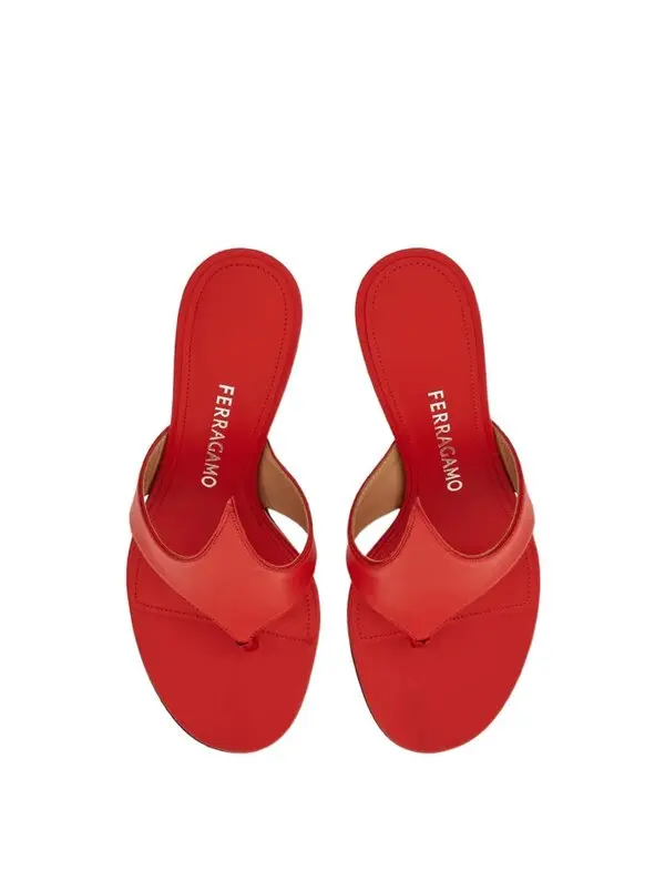 FERRAGAMO Thong Heeled Sandals